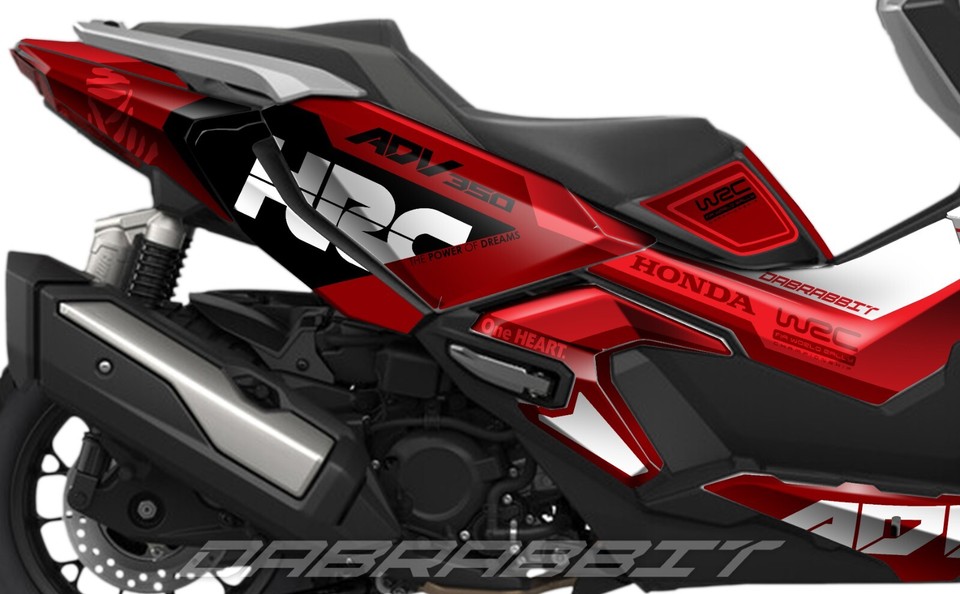 NEW Graphic kit for HONDA 350 ADV Decal Sticker Kit (RLY-RR) | eBay