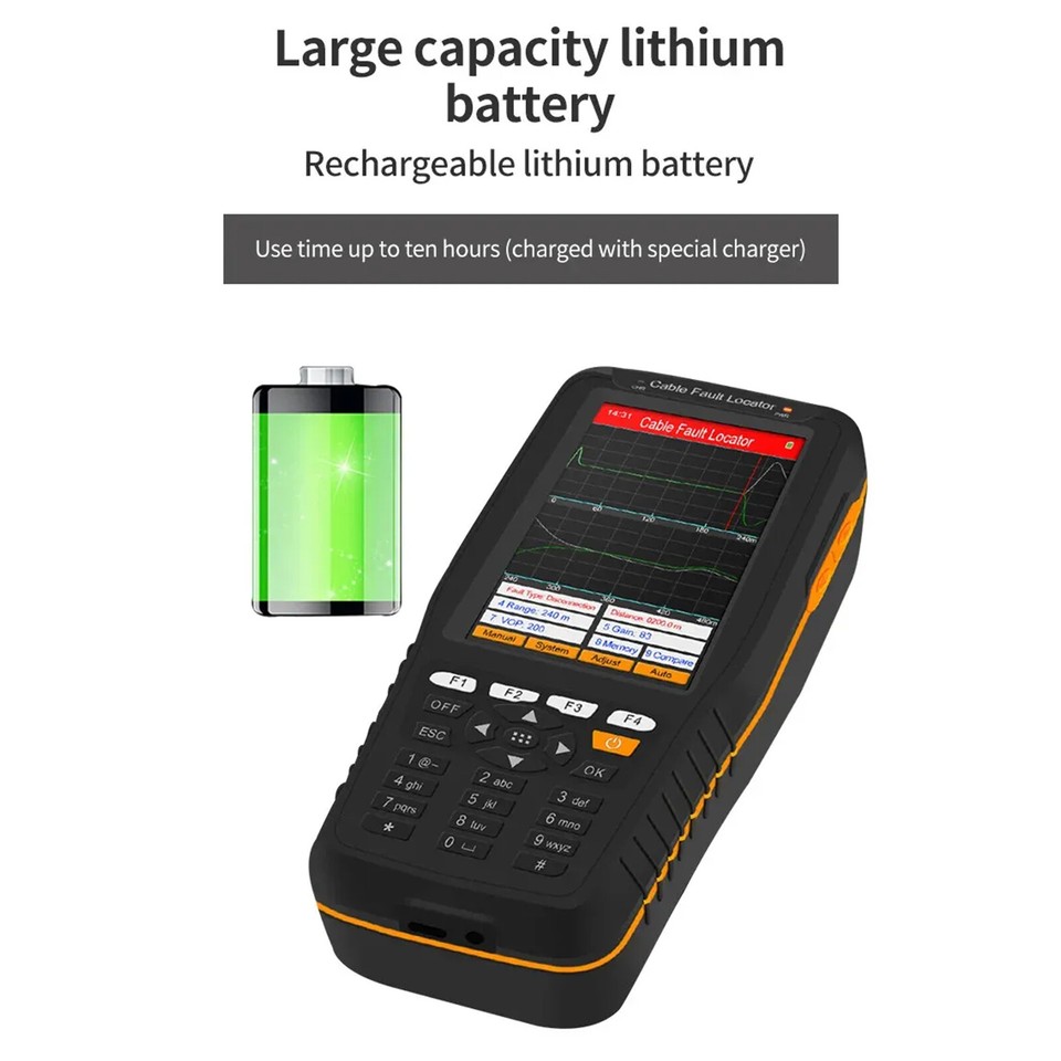 TDR Cable Fault Locator TL280 2-4km Coax Short Circuit Indicator Tester ...