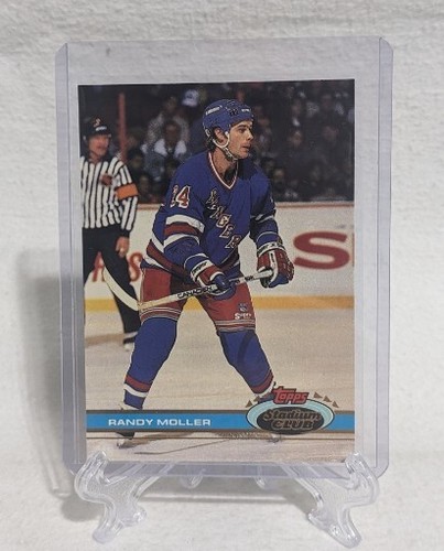 1991-92 Topps Stadium Club #2 Randy Moller - Rare Hockey Collectible ...