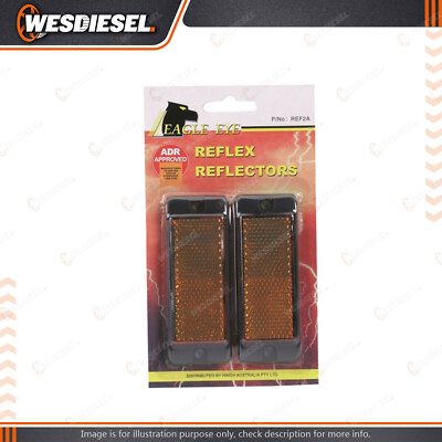 Eagle Eye ADR Reflectors - Rectangular Amber Coloured Reflectors REF2A ...