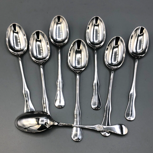 Williamsburg Queen Anne by Stieff Sterling Silver set of 8 Demitasse ...