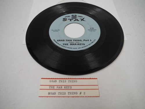 7" 45 RPM Excellent Mar-Keys Grab This Thing | eBay