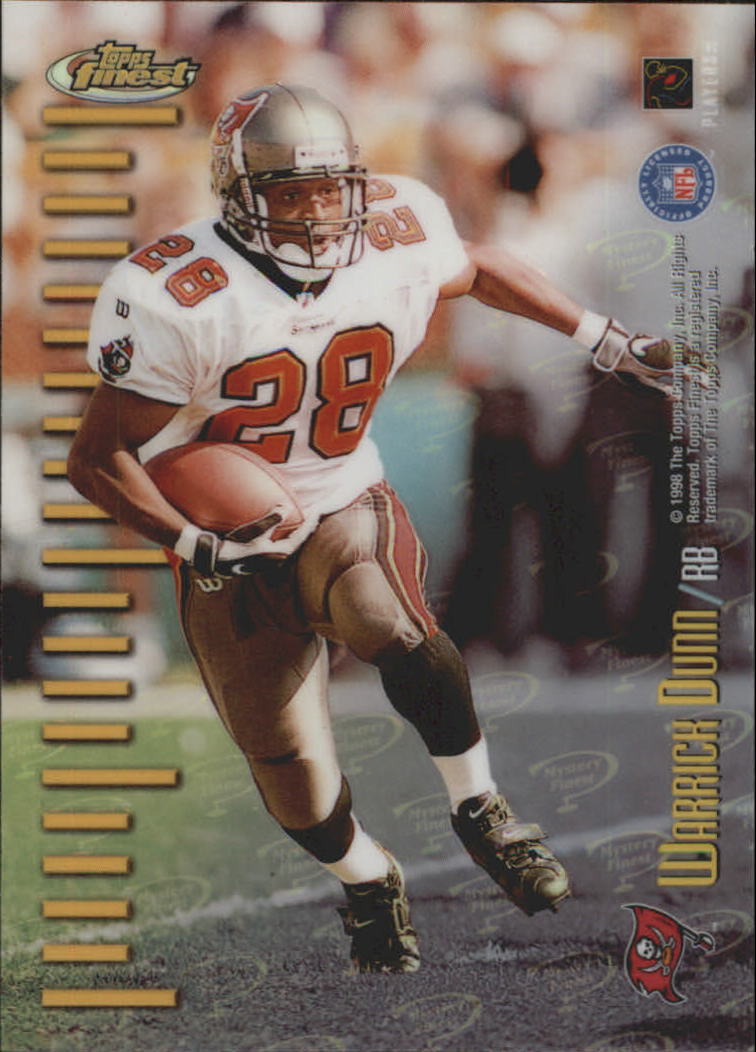 1998 Finest Mystery Finest 2 Refractors Football Card #M26 W.Dunn/C ...
