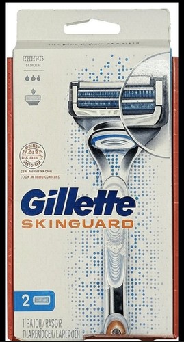 Gillette SkinGuard Men's Razor and Razor Blades, Handle and 2 Refills ...