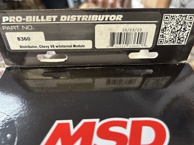 MSD 8360 Chevy Ready To Run Distributor | eBay