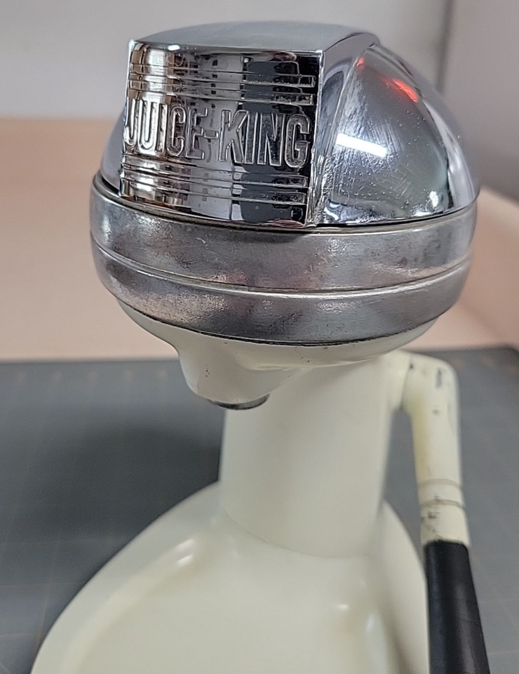 Vintage Juice King Model JK-30 Ivory Cream Metal Manual Citrus Juicer ...