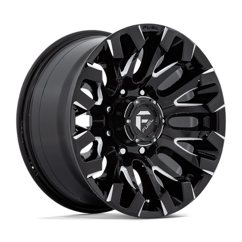 Fuel Off-Road D828 Quake 18X9 +1 Gloss Black Milled Wheel 8X170 (QTY 1 ...