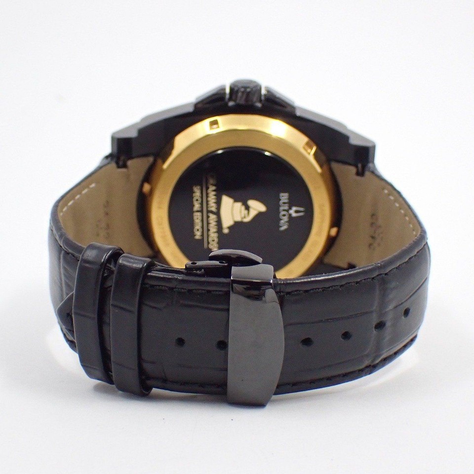 Bulova Precisionist Grammy Special Edition Quartz Mens Watch 46mm wrist ...