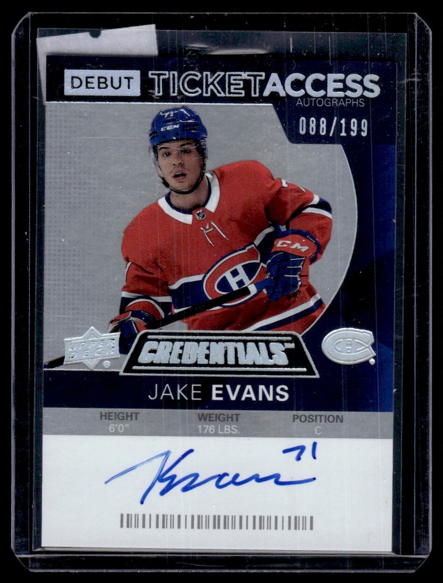 Jake Evans Did The Little Things In His National Hockey Jake Evans