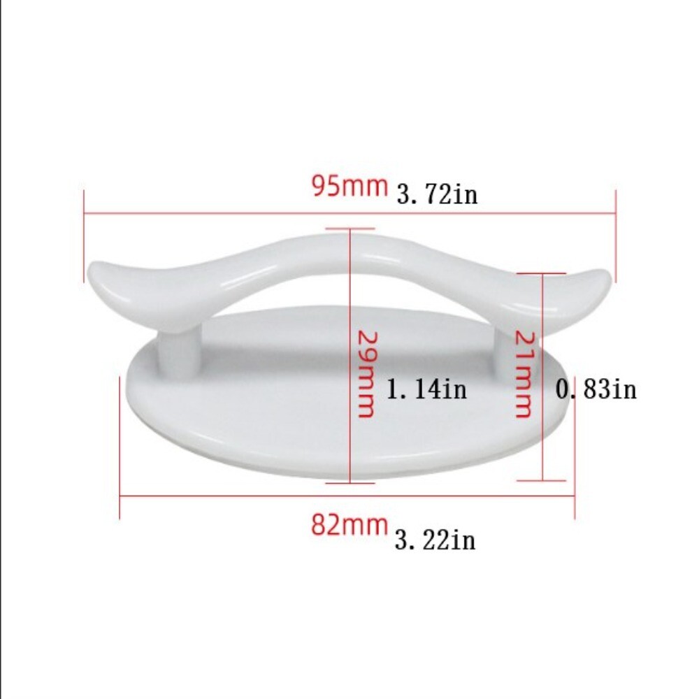 2Pcs Plastic Adhesive Pull Handles Strong Adhesion Handle Helper for ...