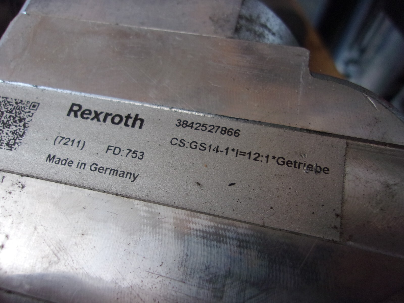 REXROTH 3842532421 INDUSTRIAL .29kw MOTOR w/ 3842527866 GEAR HEAD | eBay