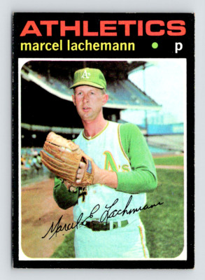 1971 Topps Card, #84 Marcel Lachemann, Oakland Athletics Rookie | eBay