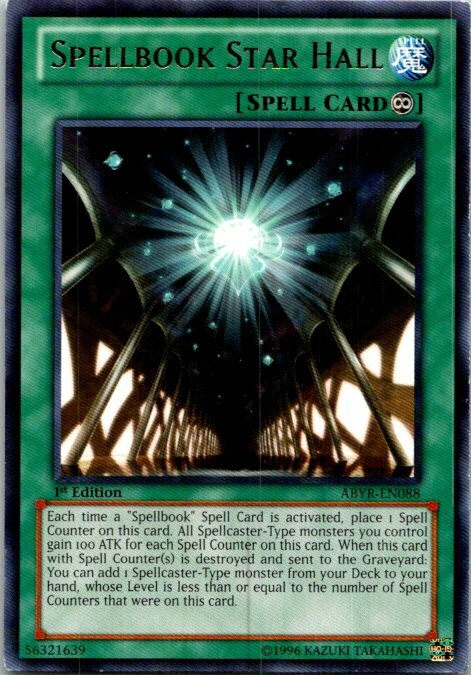 Spellbook Star Hall ABYR-EN088 Yu-Gi-Oh! Card Light Play 1st Edition | eBay