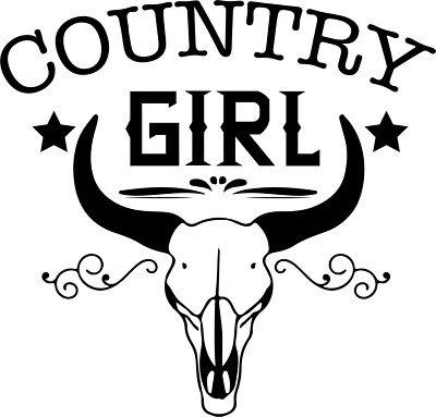 Vinyl Decal Car Truck Stanley Cup Sticker Cowgirls - Country Girl Cow ...