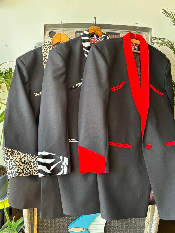 TEDDY BOY DRAPE JACKET CHEST 50 DARK GREEN 1950s ROCK N ROLL ...