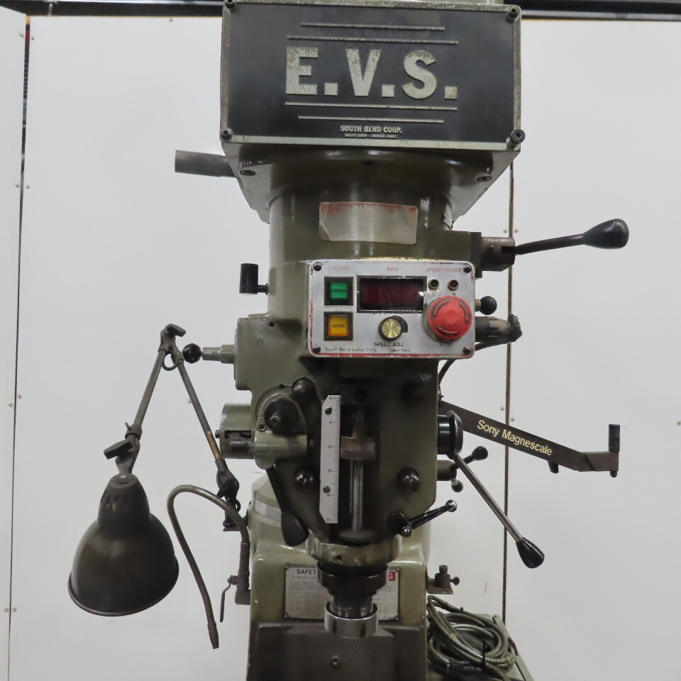 South Bend EVS Chipmaster III 10"x54" 3 Axis Milling Machine Parts or ...