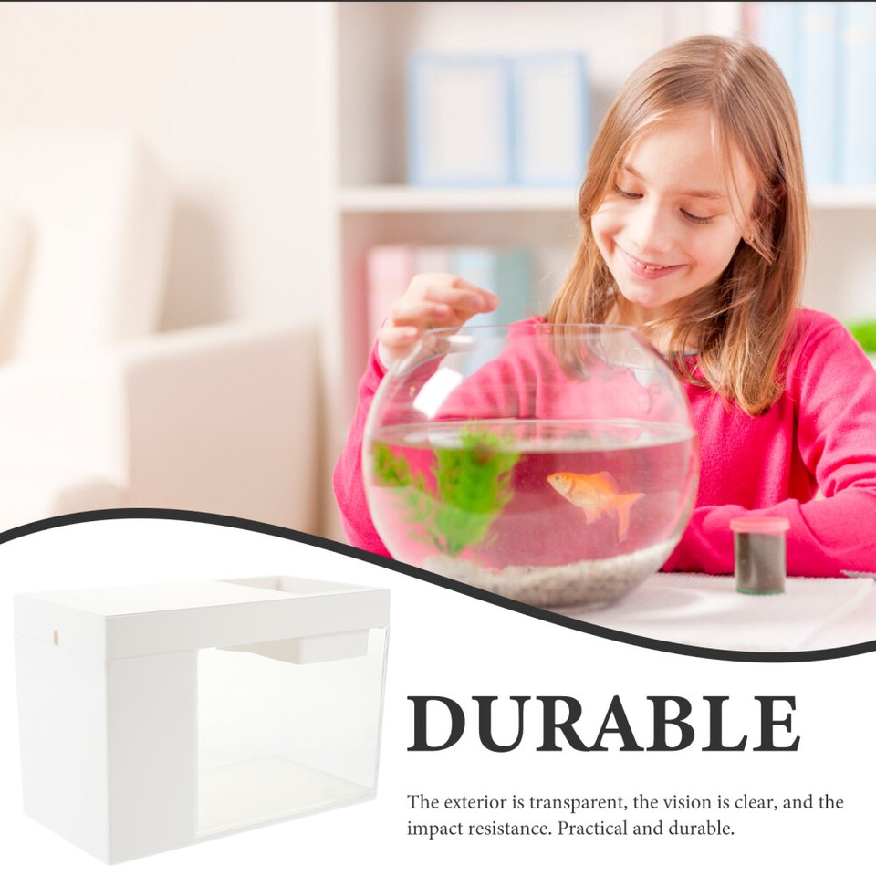 Multipurpose Fish Tank Small Aquarium Decor Acrylic Betta Tank Small ...