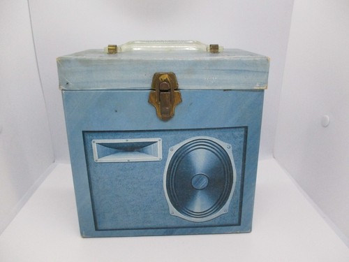 Rare Vintage 45 RPM Record Carrying Case/Box - Retro Stereo Speaker ...