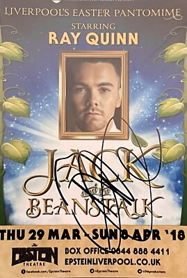 Ray Quinn Hand Signed 6x4 Panto Photo | eBay UK
