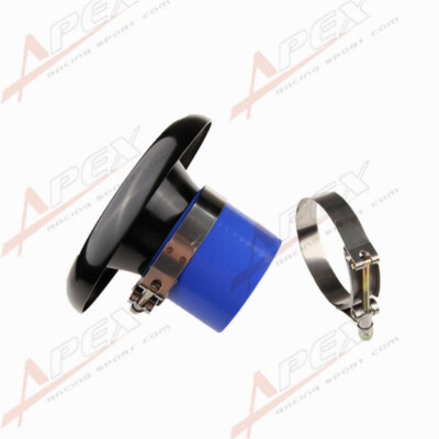 3.5'' inch Velocity Stack Ram Air Intake Turbo Horn Silicone Hose ...