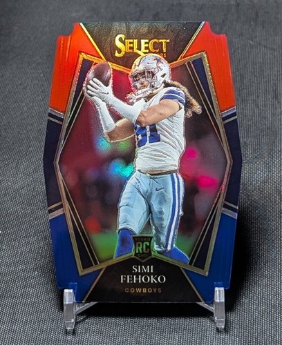 Simi Fehoko Red Blue Prizm Die Cut Rookie RC 2021 Select Card 183 ...