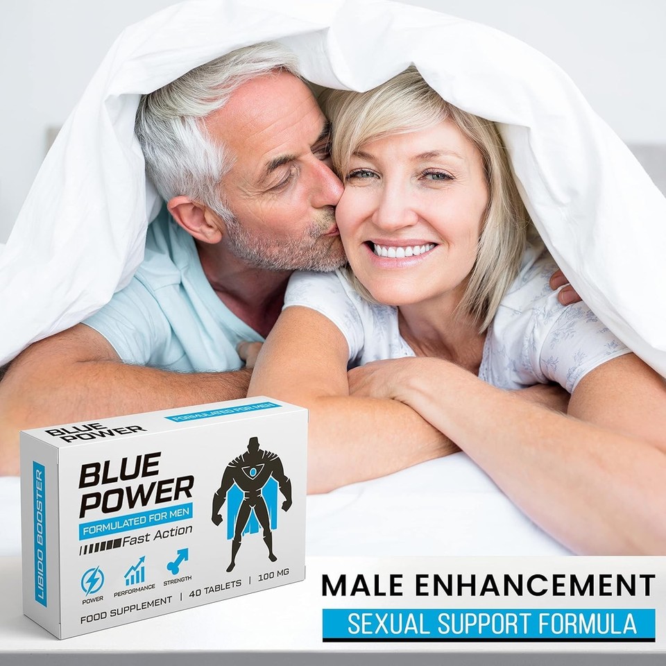 BluePower Fast Acting 100mg Pills 100% Natural Stamina Performance Men ...
