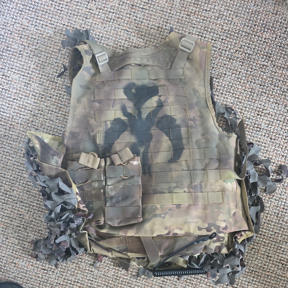 custom airsoft MTP Plate Carrier Body Armour Camouflage Paintball ...