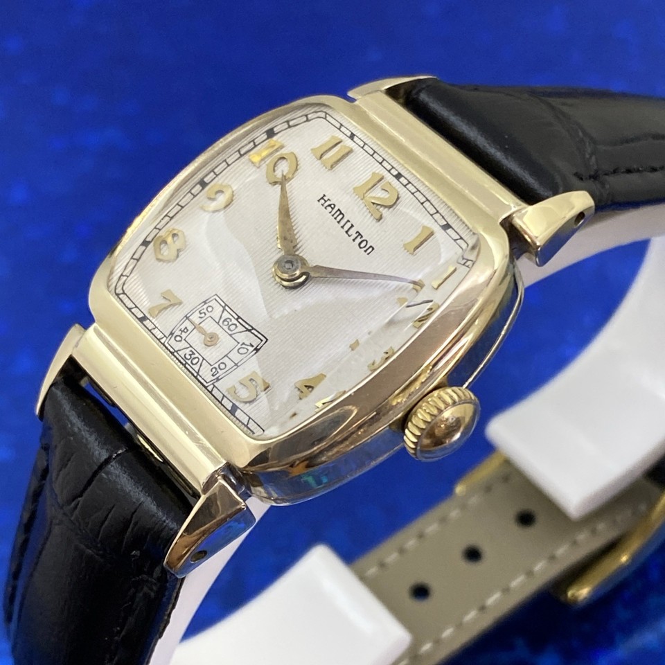 Vintage 1937 Mans HAMILTON REAGAN Stunning Silver Dial Fully Serviced ...