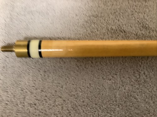 Vintage 2 piece pool cue very nice inlays, needs work used Bent | eBay