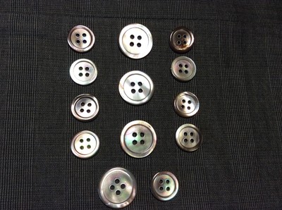 Trocas Shell Buttons ,Grey/Blue/Brown for suits,jackets. | eBay