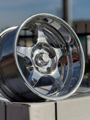 17 BILLET WHEELS RIMS 17X9 5X135 POLISHED ALUMINUM FITS FORD F-150 5 ...