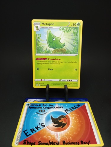 Metapod 002/264 Fusion Strike Regular Uncommon Pokemon Card | eBay