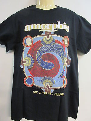 AMORPHIS OFFICIAL MERCH UNDER RED CLOUD BAND CONCERT MUSIC T- SHIRT ...