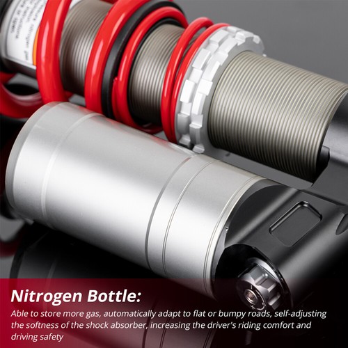 2009-2014 Polaris RZR S 800 Stage 4 Upgraded Rear & Front Air Shocks ...