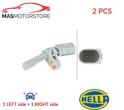 ABS WHEEL SPEED SENSOR PAIR REAR HELLA 6PU 012 806-971 2PCS A NEW OE ...