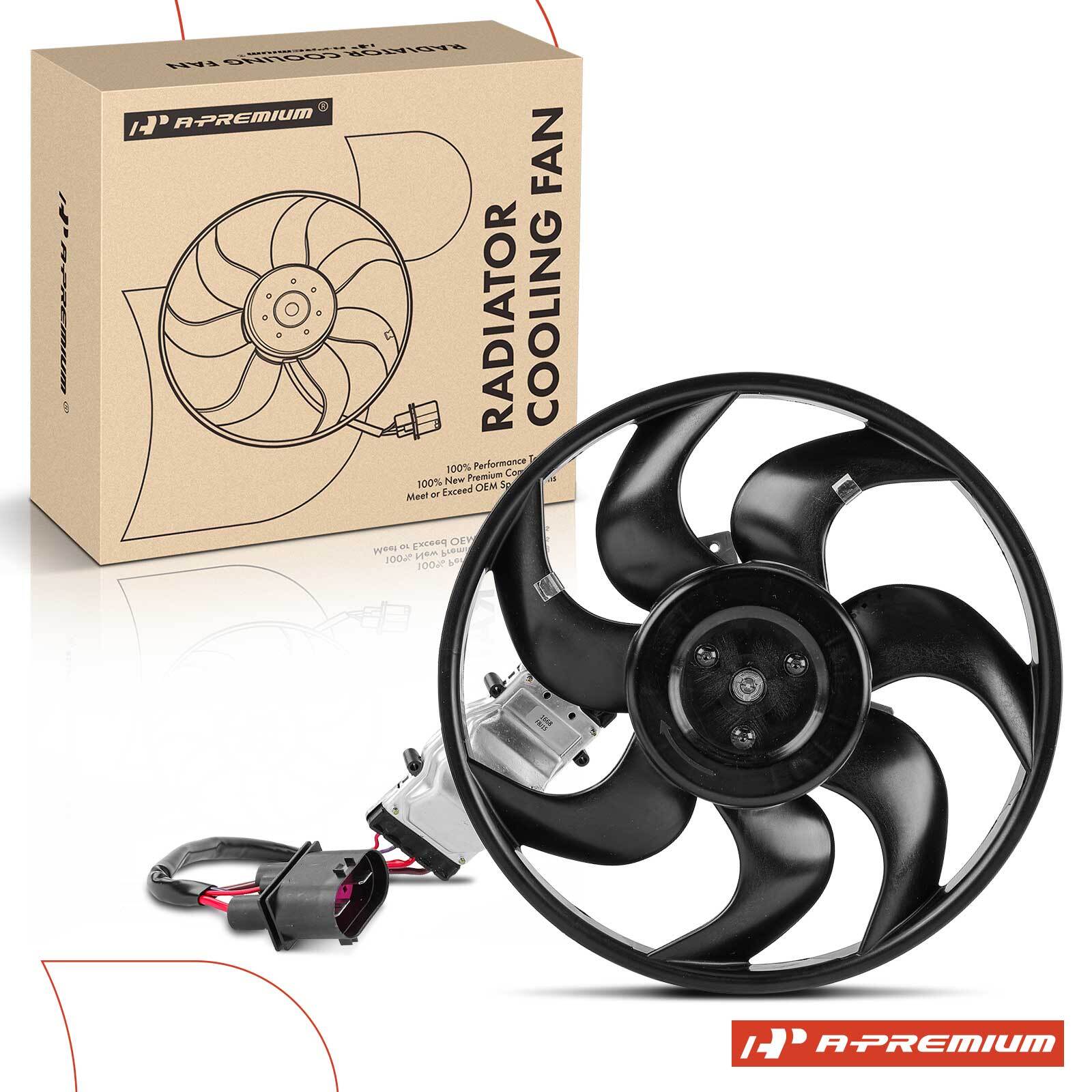 A-Premium Cooling Fan Assembly w/ Control Module for Audi Q7 07-13 VW ...