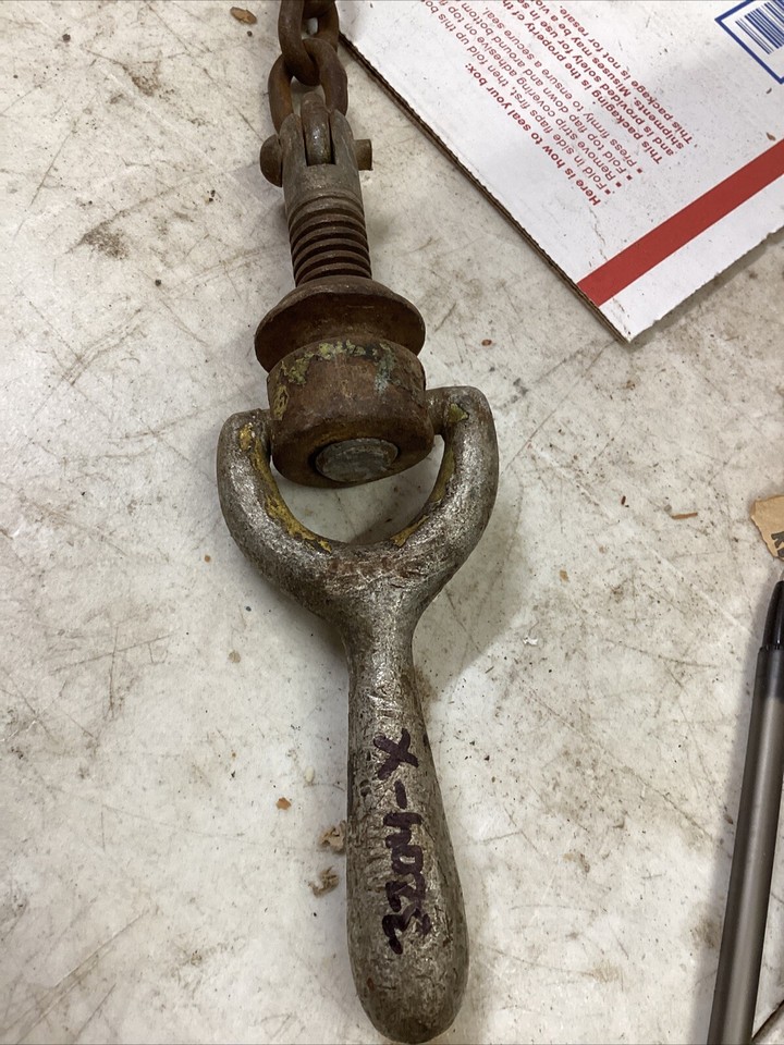 36" Chain Tugger Cable Puller Tiedown Vise Chain Greenlee LITE DUTY ...