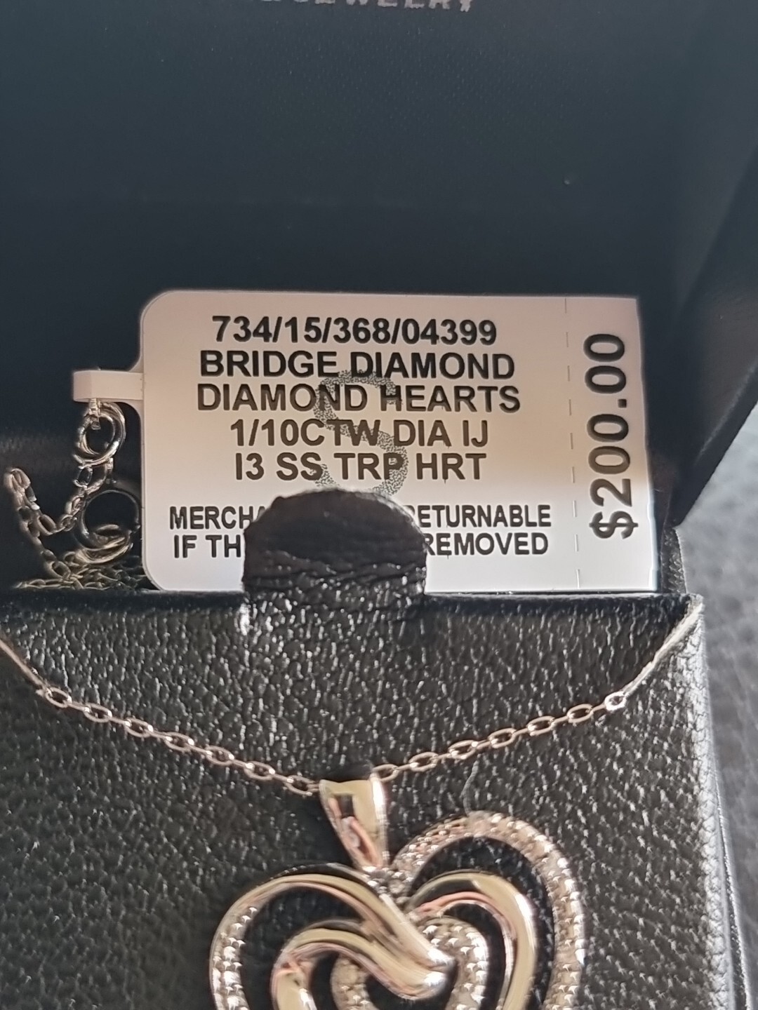 NEW Macey & Co Sterling Silver Diamond Heart Necklace | eBay