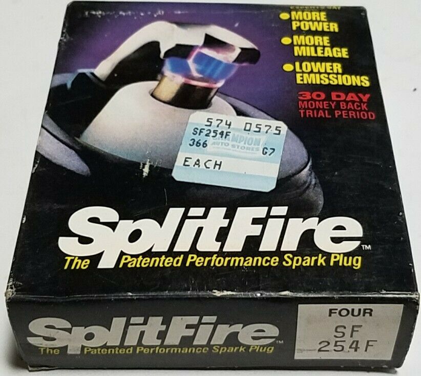 4 Pack Splitfire SF254F Spark Plug Split V Design SF254-F | eBay
