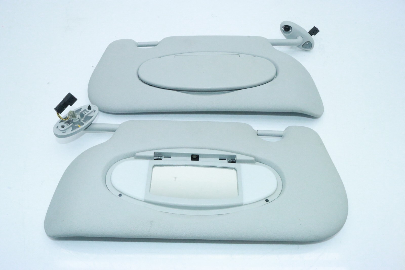 07-14 MINI COOPER R55 R56 S SUN VISORS SHADES PAIR LEFT & RIGHT GRAY ...
