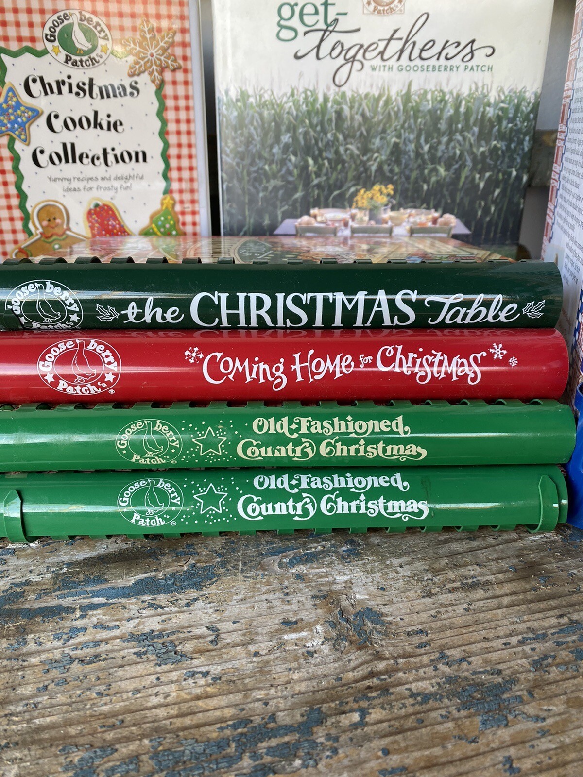 Gooseberry Patch Books Cookbooks Cookie Cutters LOT of 15 Christmas ...