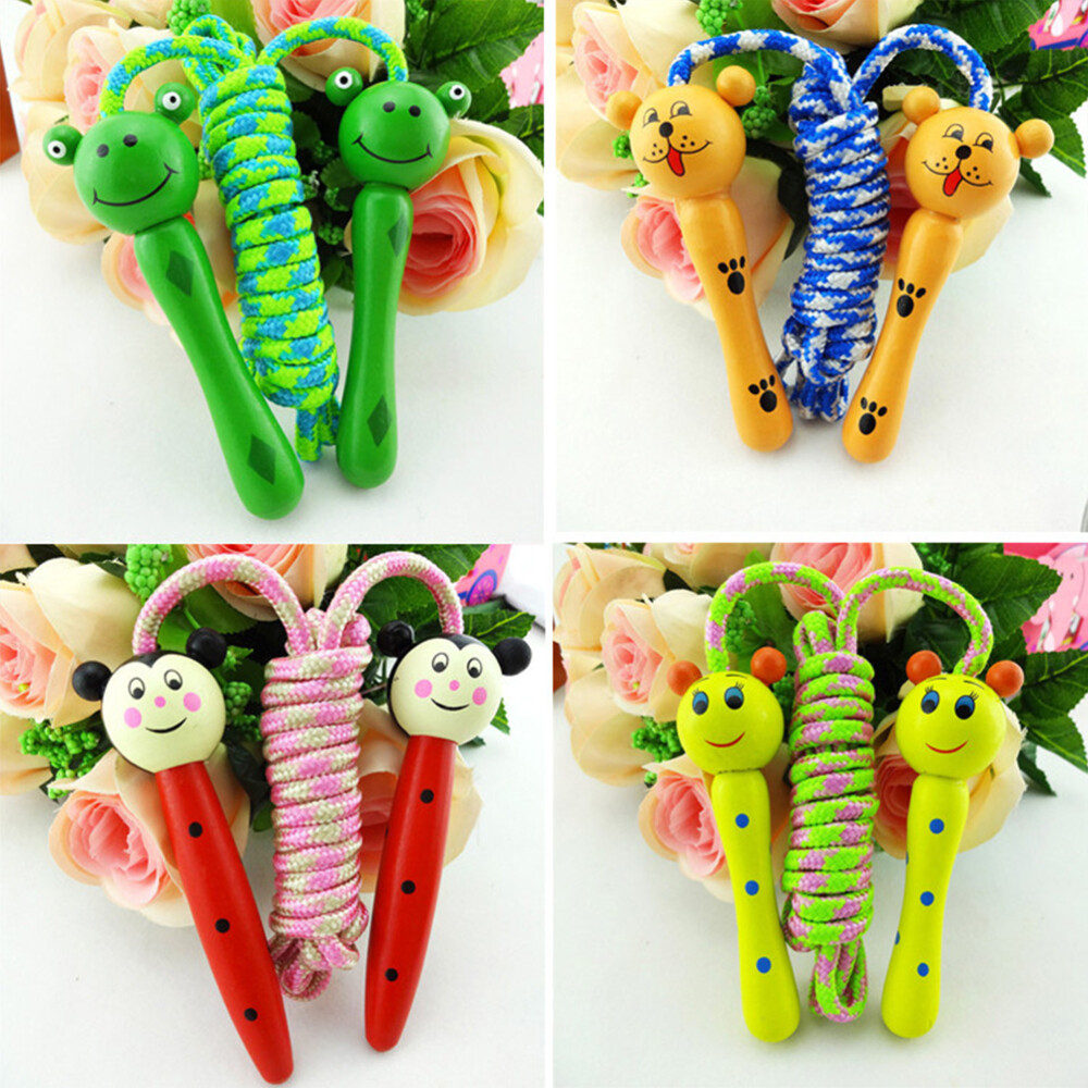Kids Fitness Jump Rope POPETPOP Adjustable Fitness Jump Rope - Cartoon ...