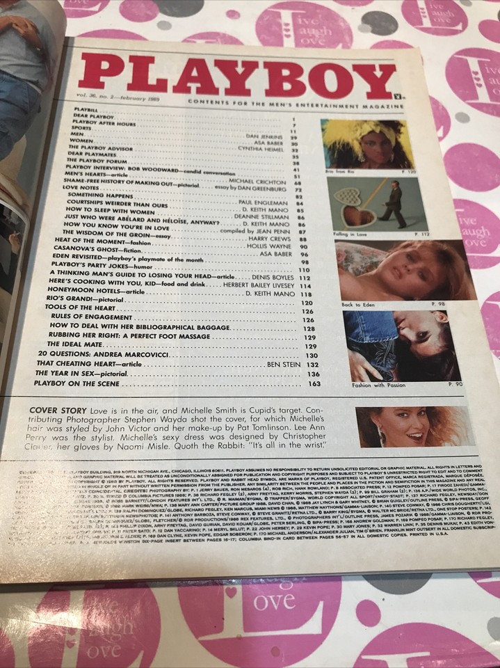 Playboy Magazine February 1989 Simone Eden Playmate, Special Playboy Issue | eBay