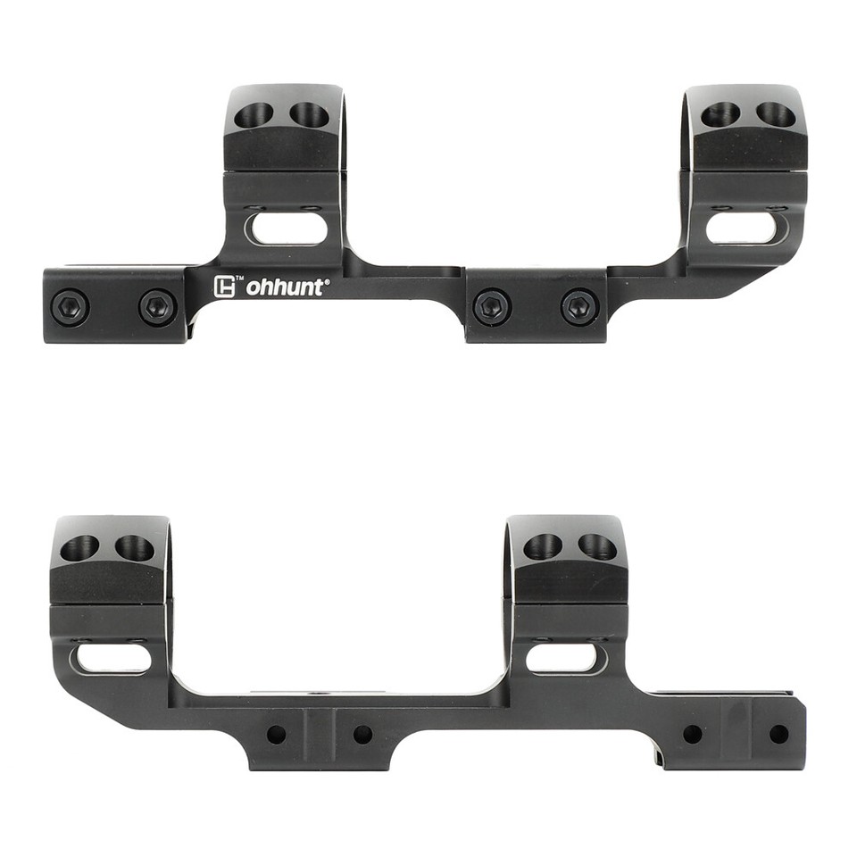 ohhunt Rifle Scope Mount 25.4mm 30mm Bi-direction Offset Rings Fit 3/8 ...