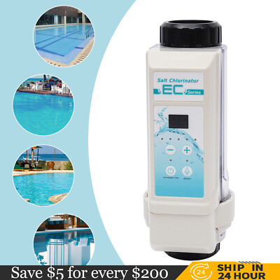 Complete Salt Water Pool Chlorine Generator System for 26000 Gallon ...