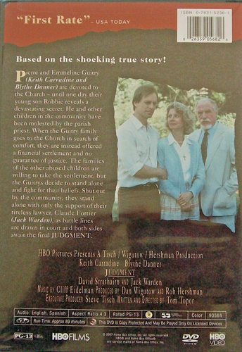 Judgment - The Revelation Of A Devastating Secret (DVD, 2007) Keith ...