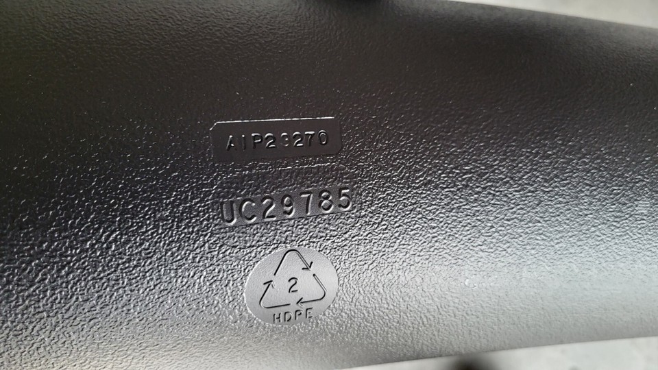 NEW! John Deere BUC11342 DOUBLE 2 BAGGER PARTS: UPPER MSC CHUTE TUBE ...