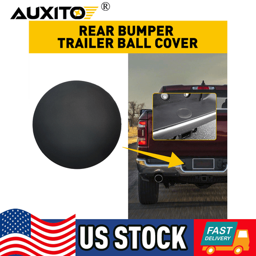 For Dodge Ram 2003-20 Pad Ball Towing Plug Hitch Cover Rear Bumper ...