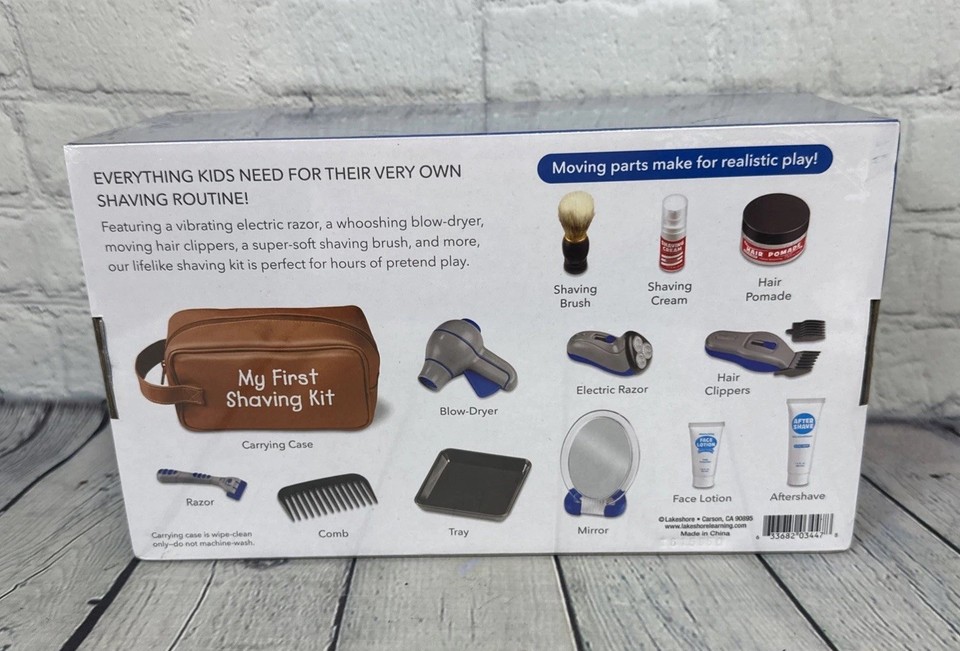 Lakeshore Learn and Play My First Shaving Kit PP889 Preschool Tot-New ...