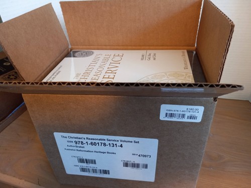 The Christian's Reasonable Service, 4 Vols : 4 Vols by Wilhelmus a ...